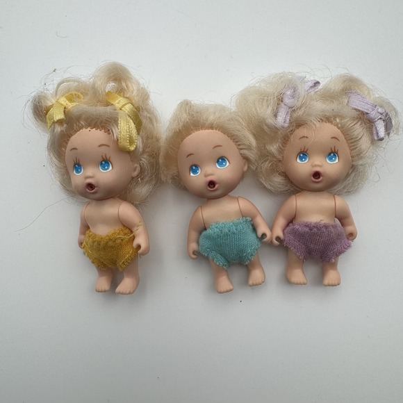 Toys | Vintage 199 Tyco Quints Feed And Wet Baby Dolls Lot Of 3 | Poshmark